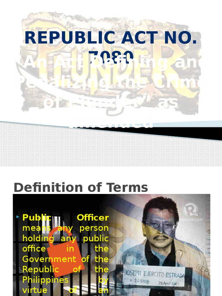 Plunder Presentation | PDF | Conspiracy (Criminal) | Mens Rea