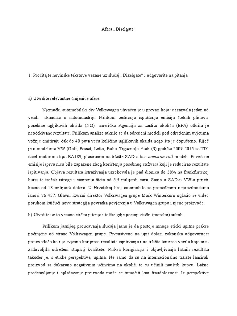 Diselgate | PDF