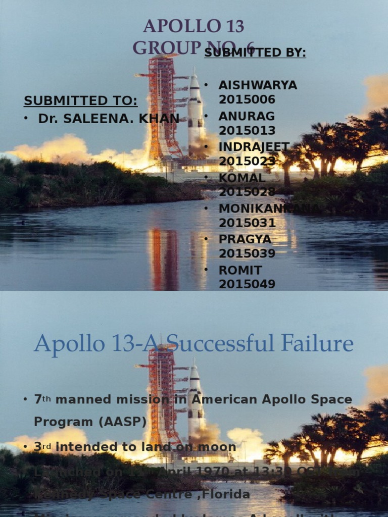 Lessons from Apollo 13 Mission | PDF | Apollo Program | Spaceflight