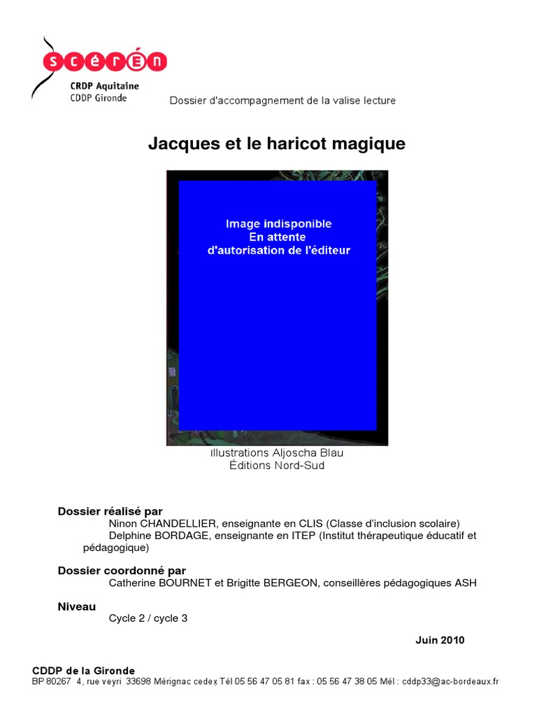 Jacques Et Le Haricot Magique | PDF | Jack et le Haricot magique ...