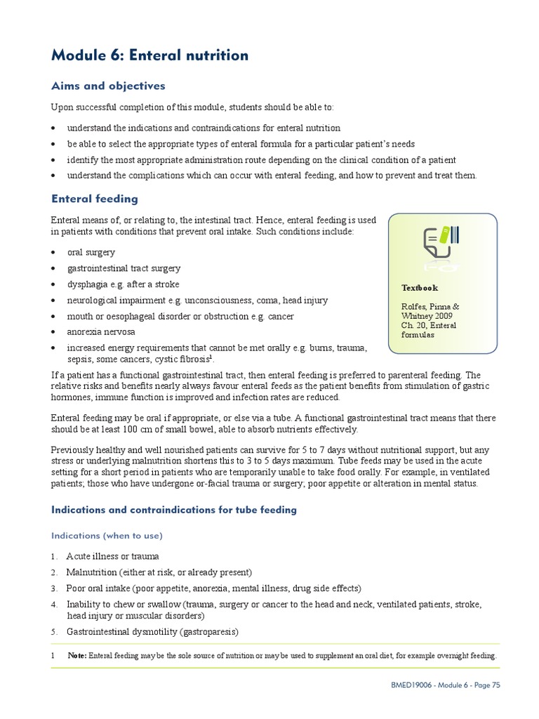 Enteral Feeding | PDF | Gastrointestinal Tract | Dietary Fiber