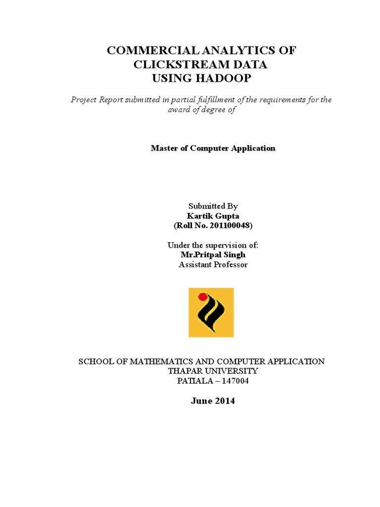 Clickstream Analysis | PDF | Map Reduce | Apache Hadoop