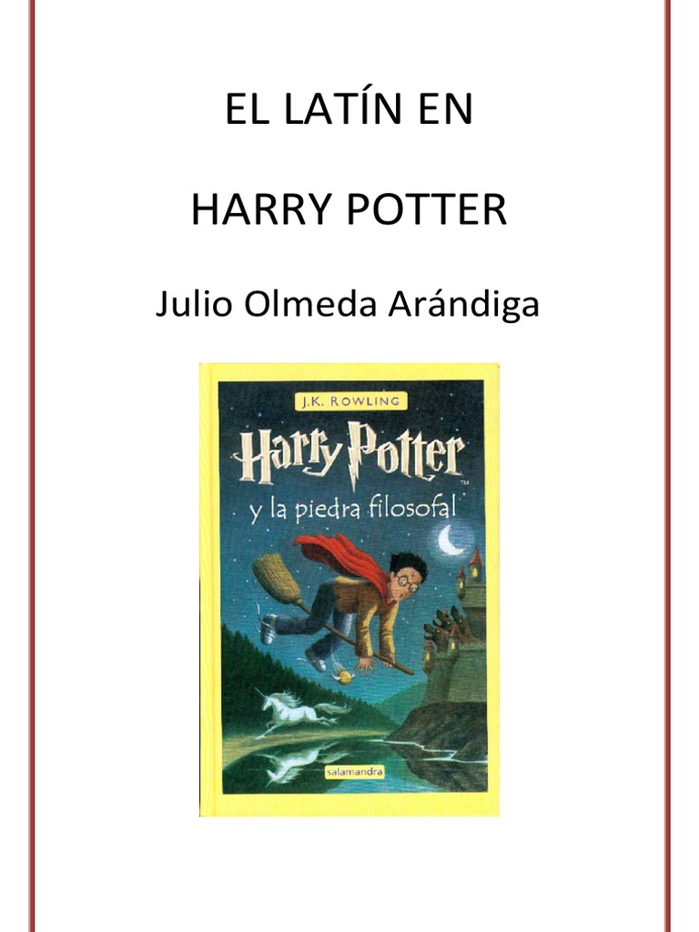 El Latín en Harry Potter | PDF | Harry Potter | latín