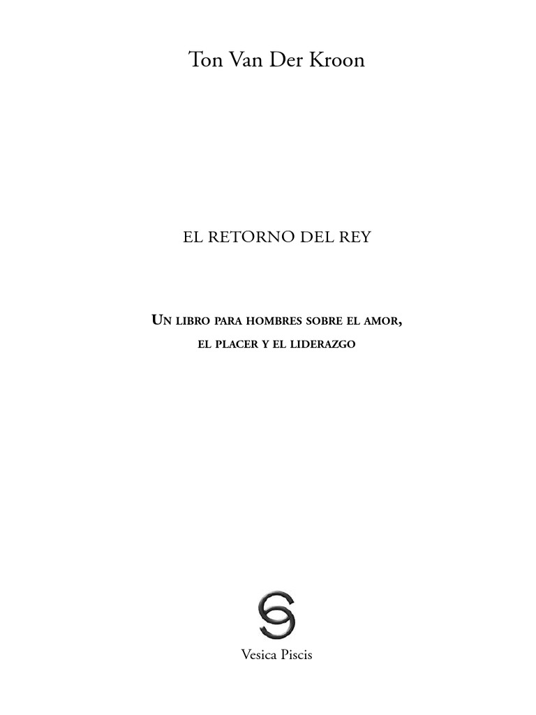 El Retorno Del Rey Extr Pdf Dioniso Amor