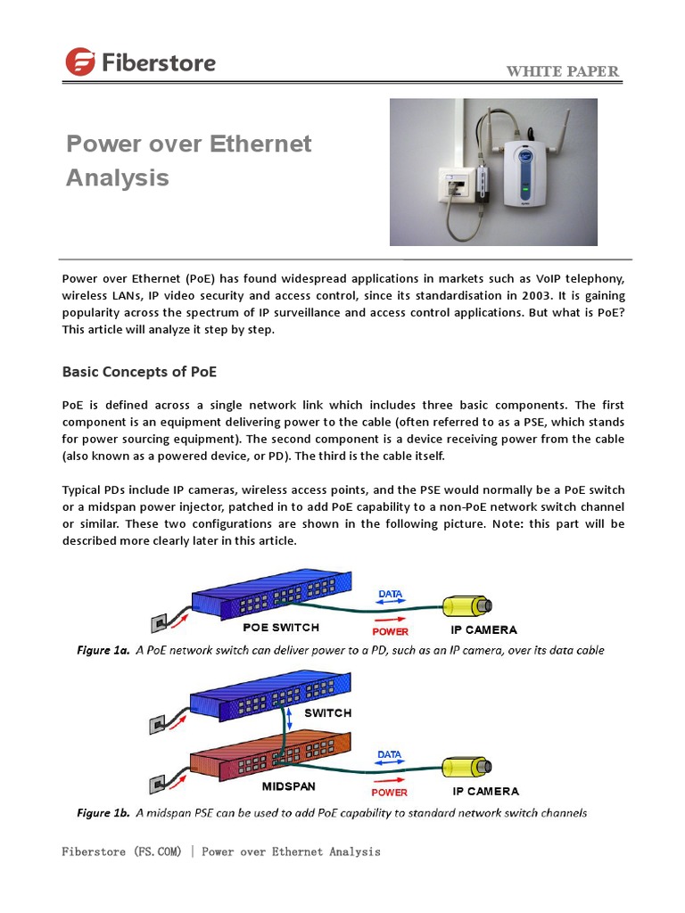 Power Over Ethernet Analysis | PDF | Network Switch | Computer Network