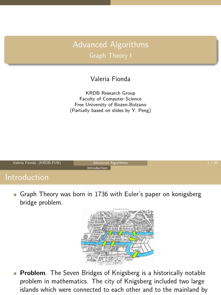 Hierholzer's Algorithm | PDF | Discrete Mathematics | Theoretical Computer Science