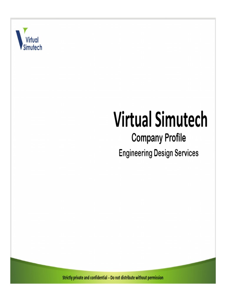 Virtual Simutech Company Profile PDF | PDF | Computational Fluid ...