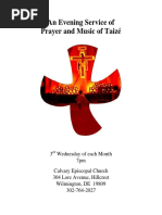 Taizé Prayer | PDF | Prayer | Lord's Prayer