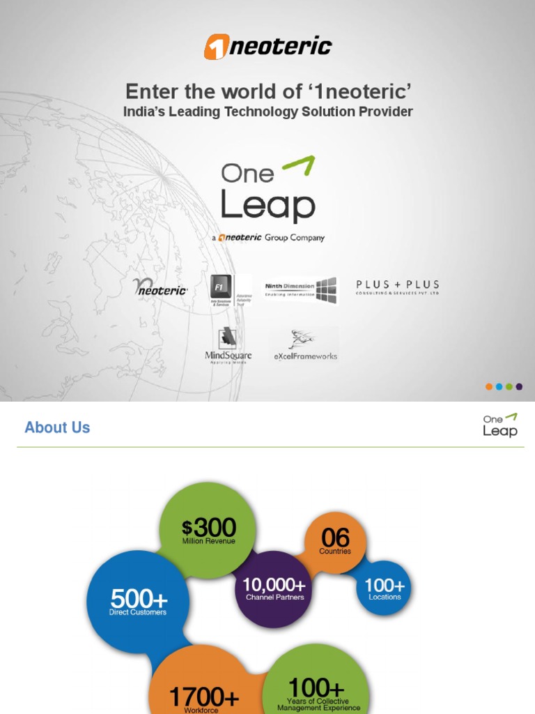 OneLeap Solutions | PDF | Mobile App | Customer Relationship Management