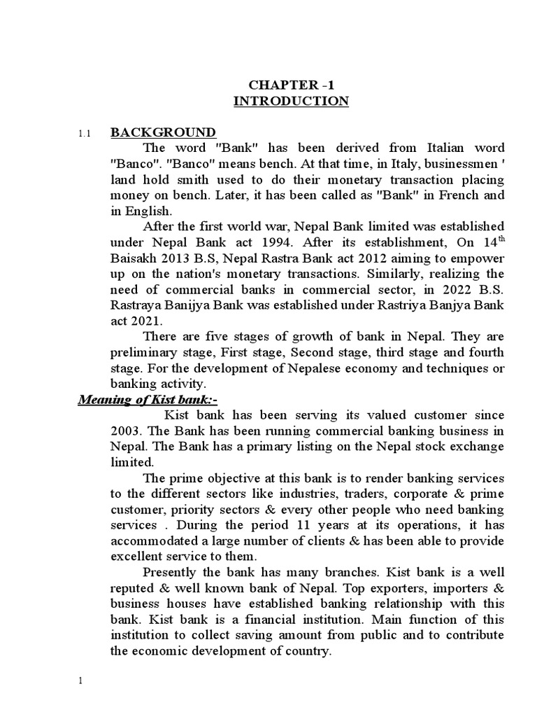 Kist Bank's Liquidity and Services Overview | PDF | Market Liquidity ...