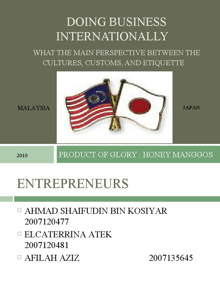 Doing Business Internationally | Download Free PDF | Nonverbal ...