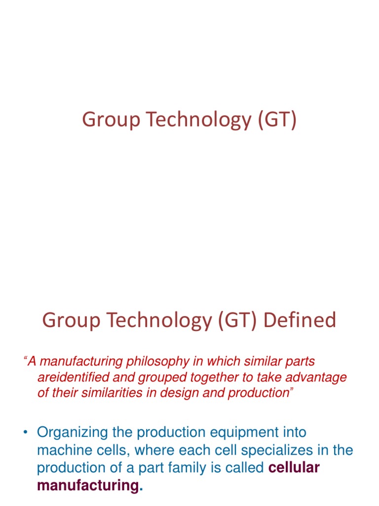 GT | PDF | Production And Manufacturing | Industries
