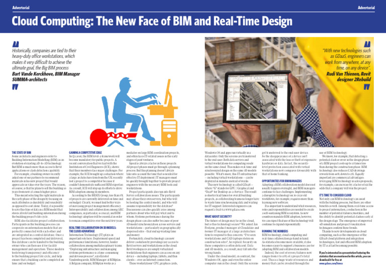 Cloud Computing The New Face Of Bim And Real Time Design Pdf Building Information Modeling