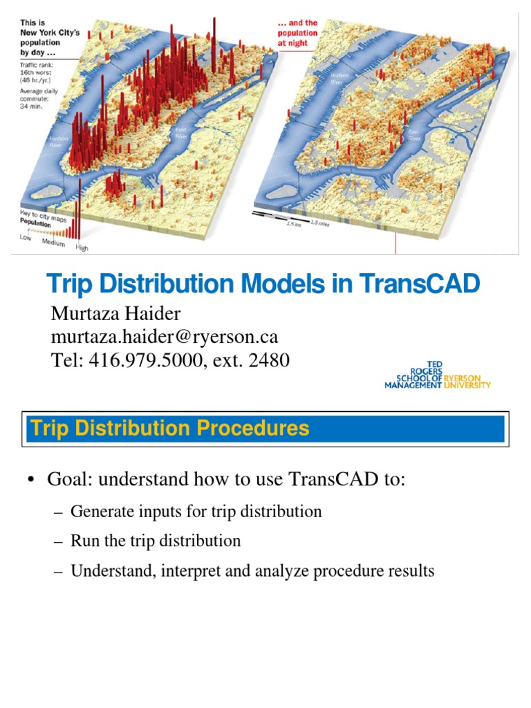 Trip Distribution Models TransCAD-1 | PDF | Matrix (Mathematics) | Applied Mathematics