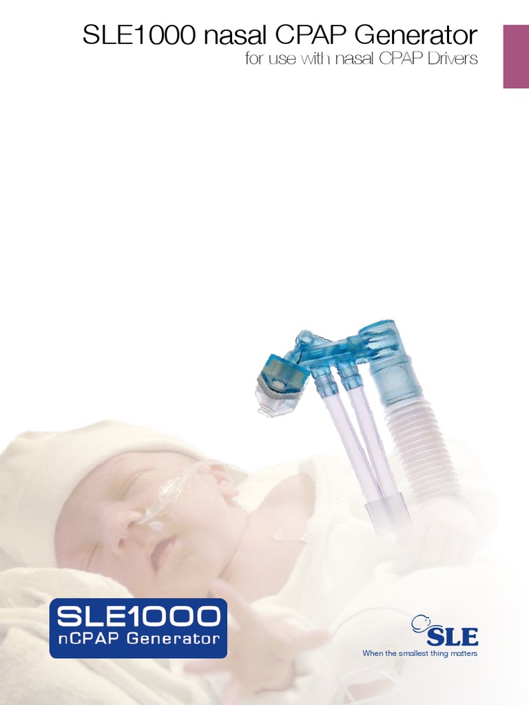 SLE1000 NCPAP Generator Brochure | Medical Specialties | Medicine