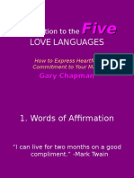 Love Languages Handout For Parents | PDF | Love | Interpersonal ...