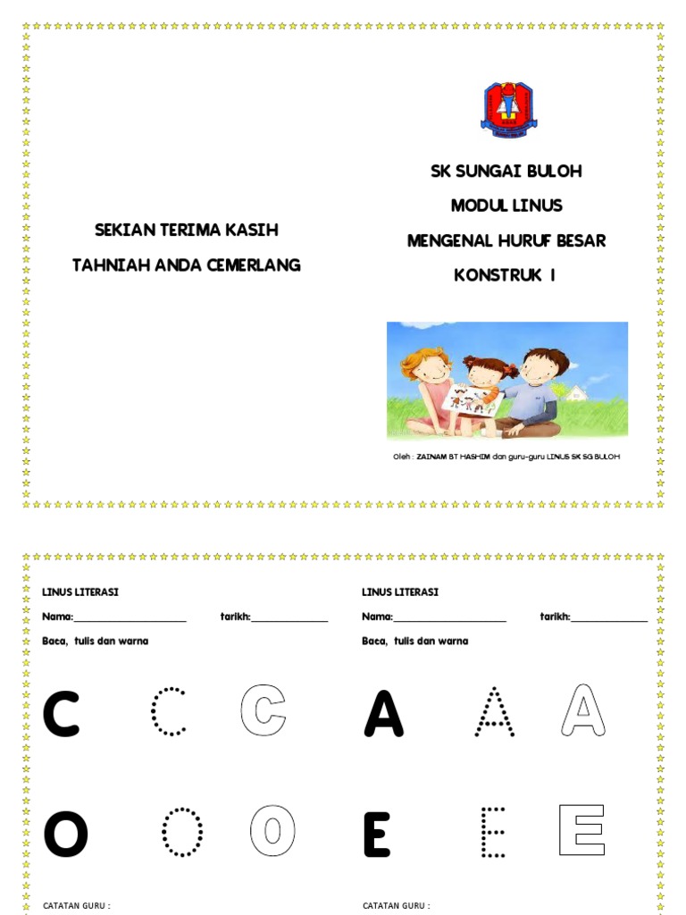 Modul LINUS LITERASI Huruf Besar Buku Kecil 1 PDF | PDF | Karier ...