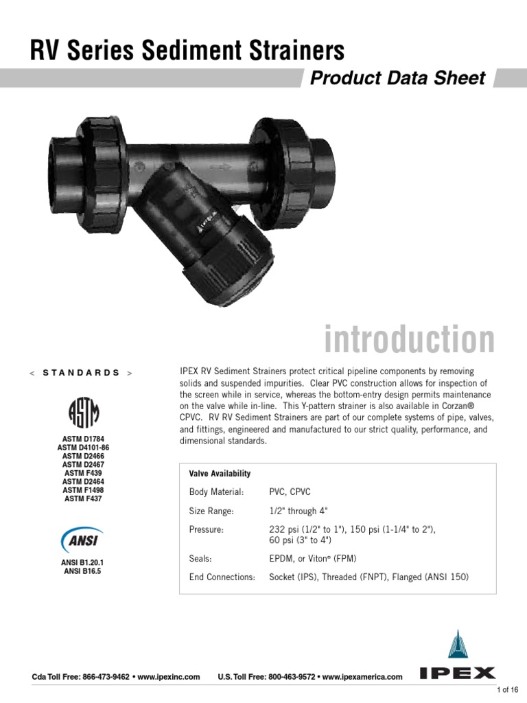 RV Valves Product Data Sheet | PDF | Valve | Gas Technologies