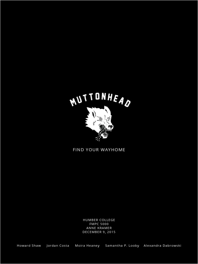 Muttonhead - Promotional Plan | PDF | Brand | Clothing