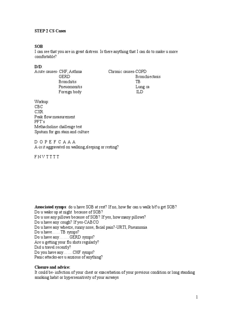 Step2 CS Notes | PDF | Headache | Urinary Tract Infection