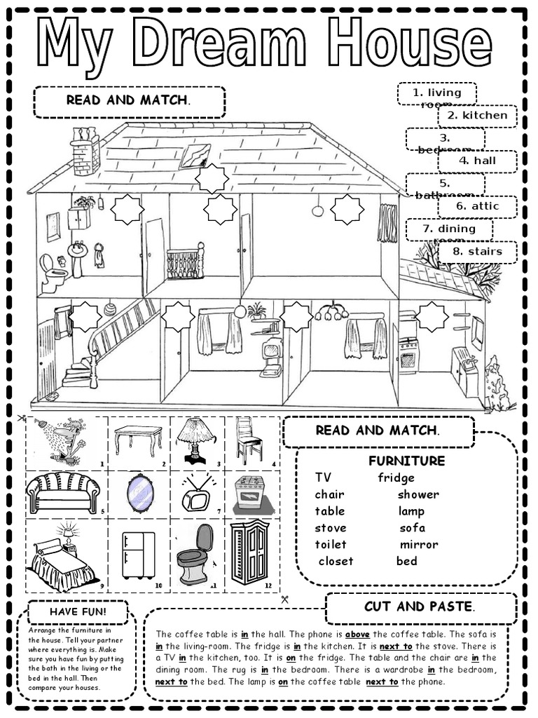 My Dream House For Kid | PDF | Cooking, Food & Wine