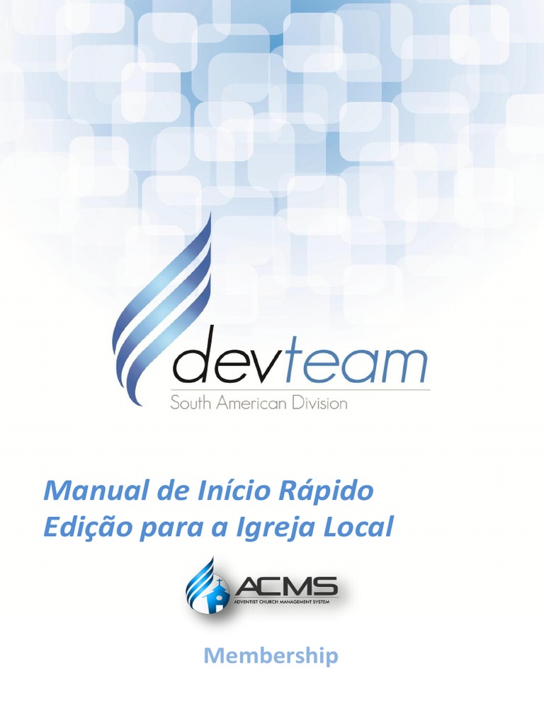 ACMS QuickStart | PDF | Igreja Adventista do Sétimo Dia | Informação