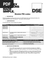 DSE 3110 Symbols | PDF