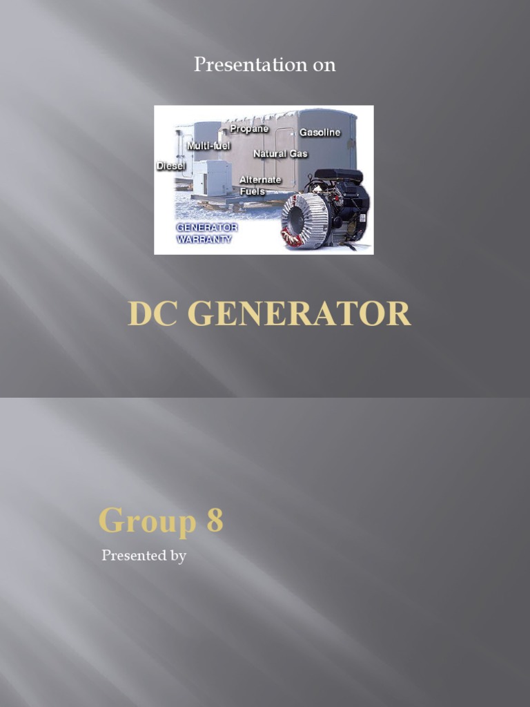Understanding DC Generators Explained | PDF