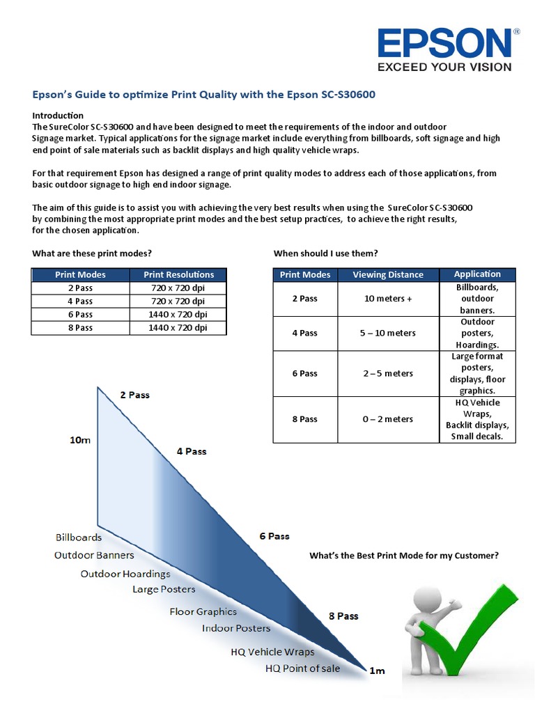SureColor Print Quality Guide | Download Free PDF | Printer (Computing) | Billboard