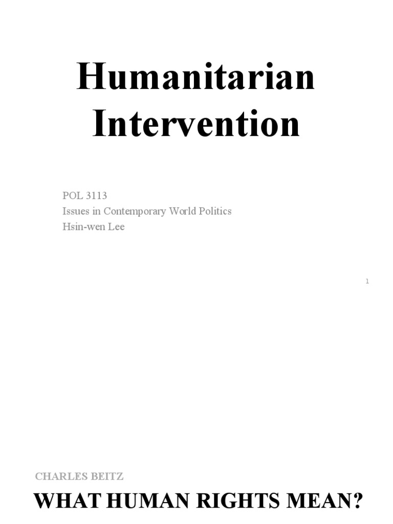 Navigating the Complex Relationship Between State Sovereignty and Human ...