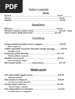 Mozambik Restaurant Menu & Prices | PDF | Curry | Steak