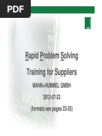 Sample 8D Report | PDF | Wear | Industries