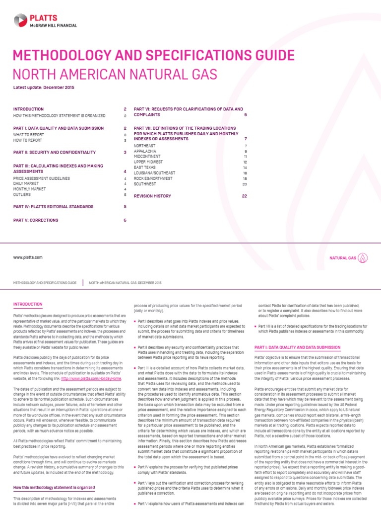Na Gas Methodology | PDF | Outlier | Natural Gas