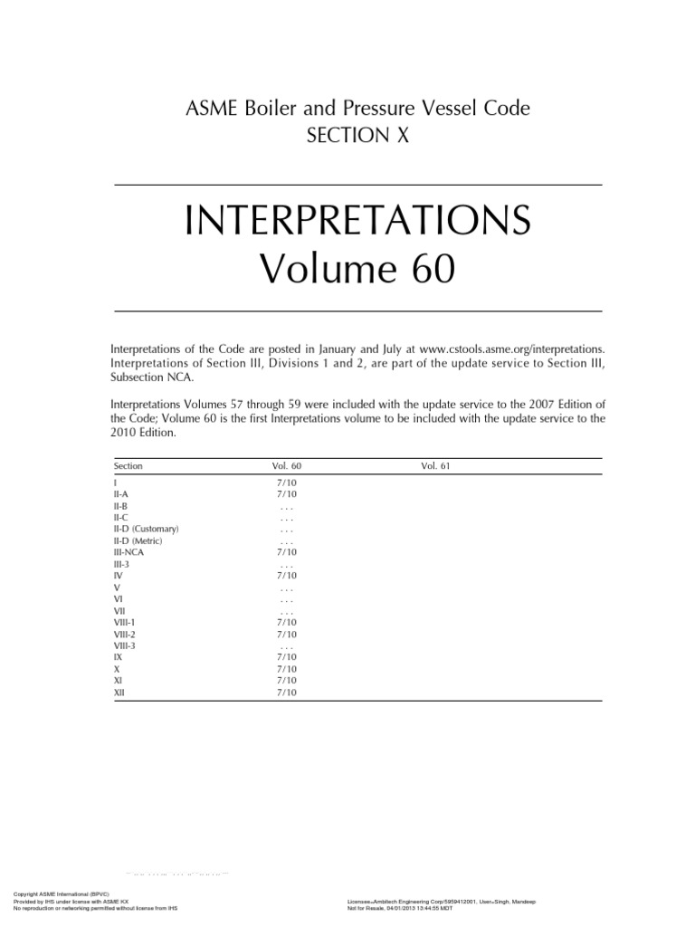 ASME Section X Interpretations | PDF | Composite Material | Science