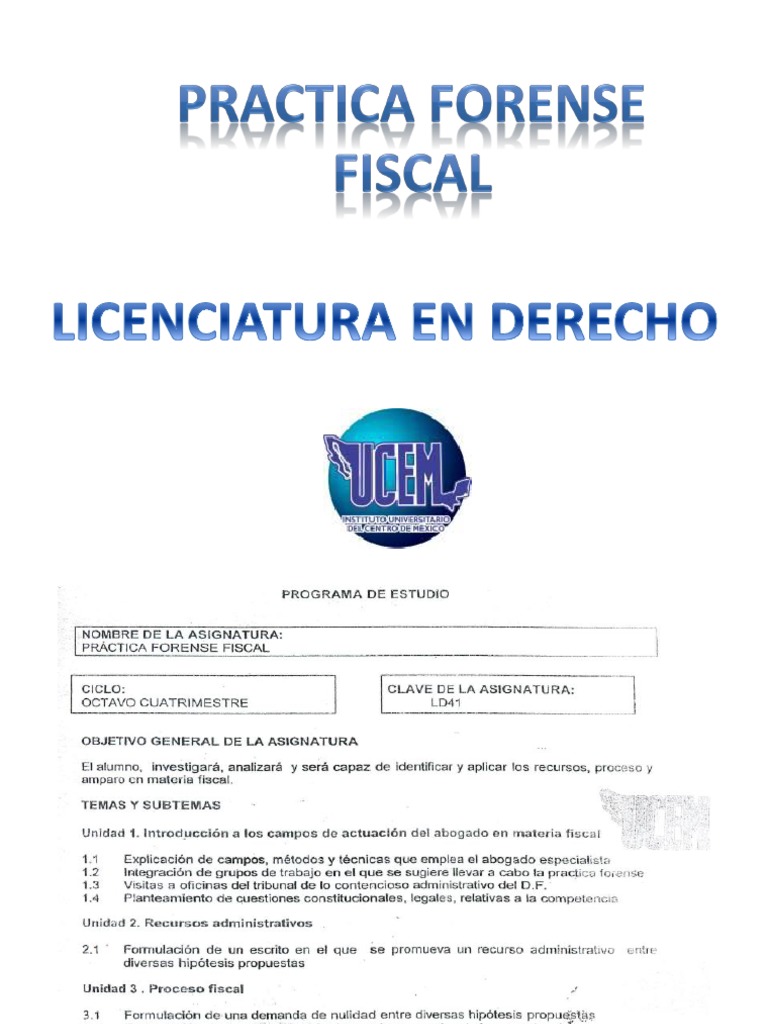 Practica Forense Fiscal PDF | PDF | Caso de ley | Impuestos