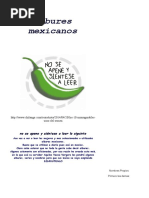 Albures Mexicanos: Compendio Humorístico | PDF | Cocina, comidas y vino