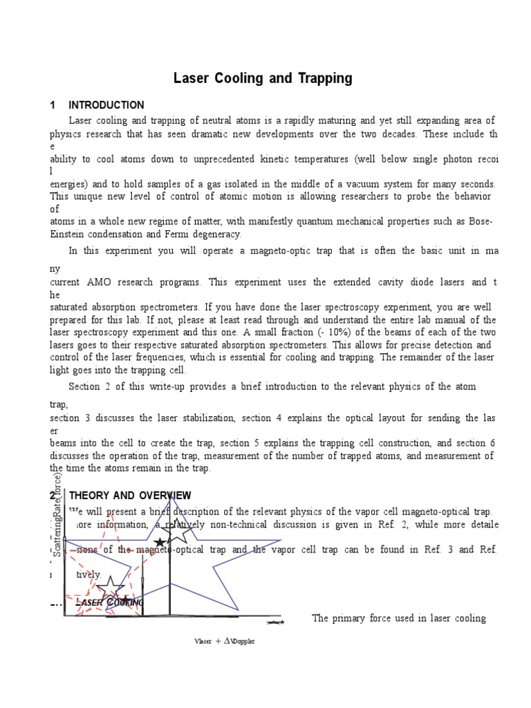 Laser Cooling And Trapping Aser Ooling Pdf Polarization Waves