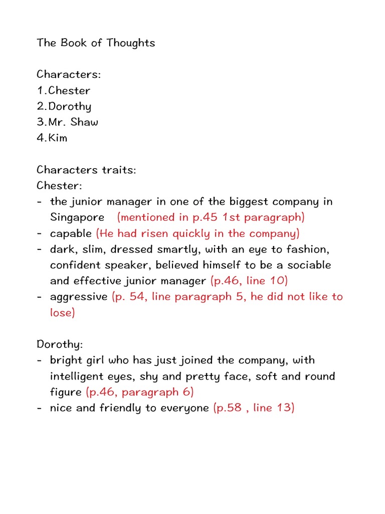 The Book of Thoughts | PDF