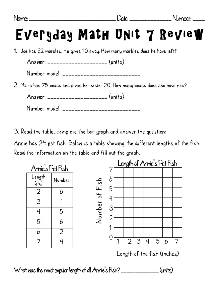 Everyday Math Unit 7 Review | PDF | Geometric Objects | Euclid