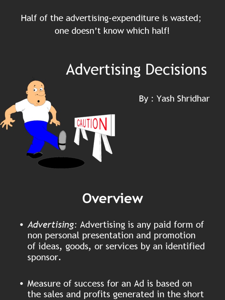 Advertising Decisions | Promotion And Marketing Communications | Marketing