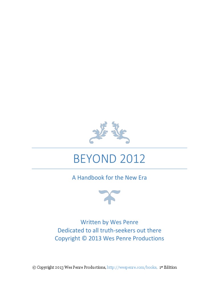 Beyond 2012 A Handbook For The New Era PDF | PDF | Universe | Dream