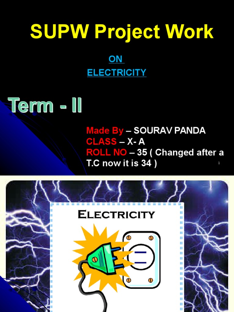 supw project | Electric Current | Electrical Resistance And Conductance