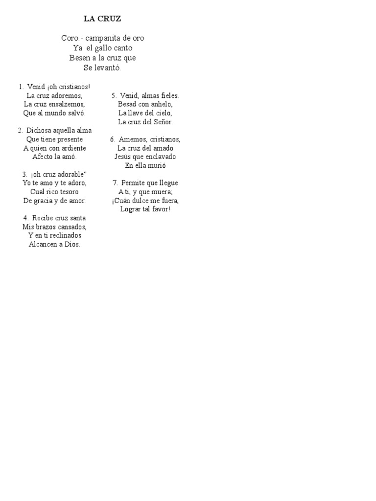 Letras y acordes de "Campanita de Oro" | PDF