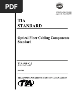 Standard - TIA 606 | PDF | Cable | Telecommunications