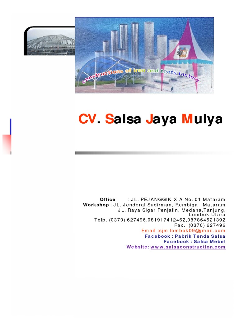 Company Profile CV Salsa Jaya Mulya | PDF
