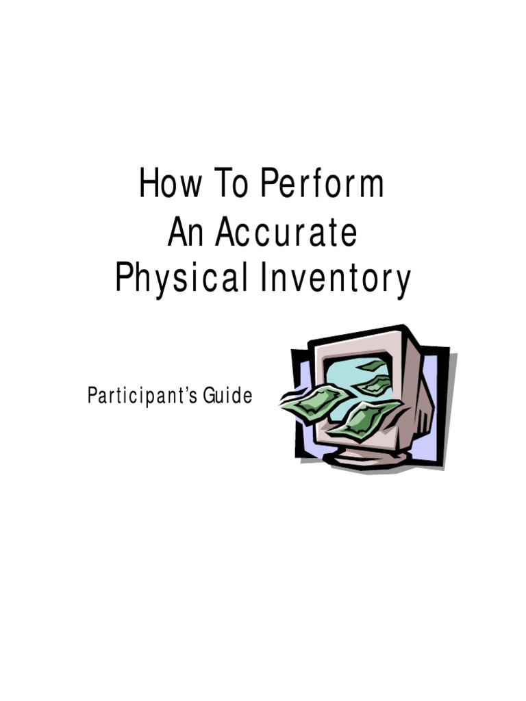How To Perform An Accurate Physical Inventory Par 10-2005 | PDF | Image ...