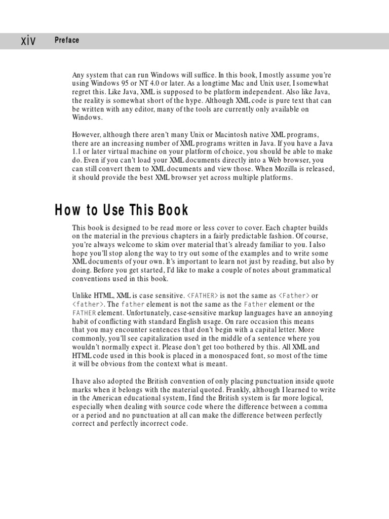 How To Use This Book: Preface | PDF | Cross Platform | Java ...