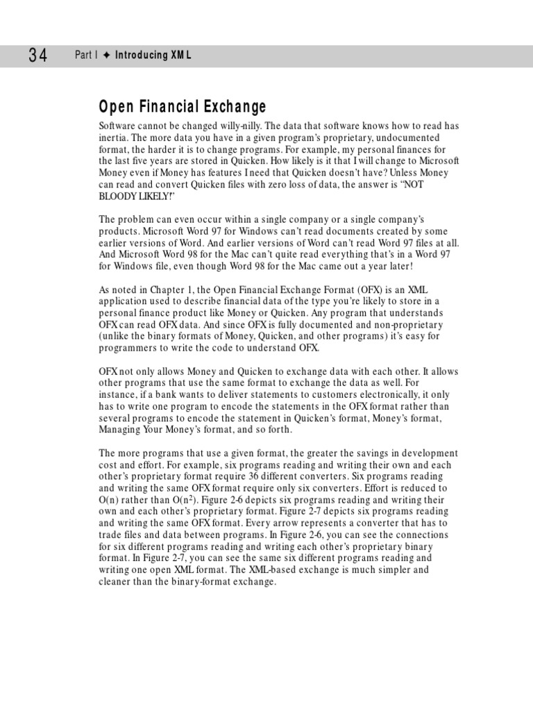 Open Financial Exchange: Part I Introducing XML | PDF | Microsoft Word ...