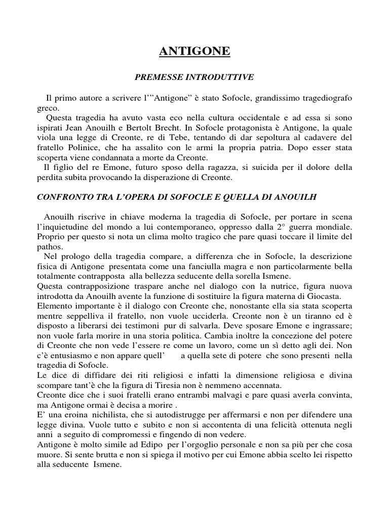 Antigone | PDF