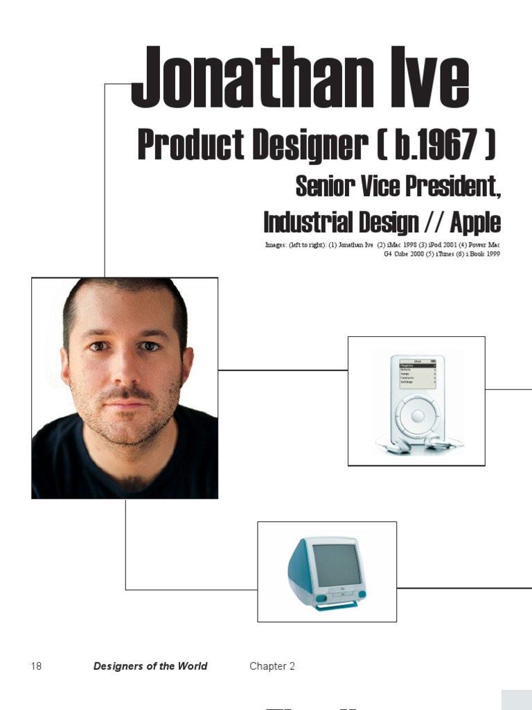 Designer Profile for Jonathan Ive | Macintosh | Apple Inc.